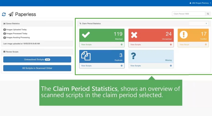 Paperless Claiming for Dispensed Prescriptions | MedView